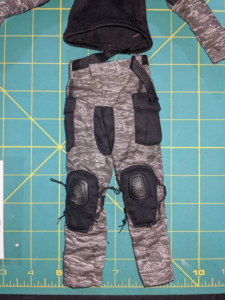 1/6 E&S 27005 Black Tiger Stripe Camo Tactical Uniform | eBay