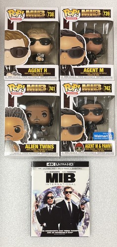Funko Pops & DVD Set Men In Black International Walmart Exclusive ...