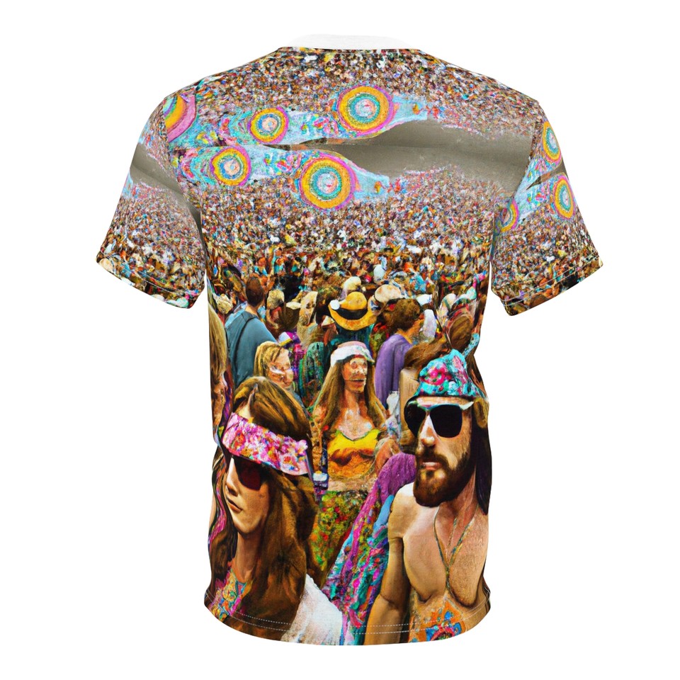 Hippy Tee Shirt Anti Facial Recognition AI Invisibility Adversarial ...