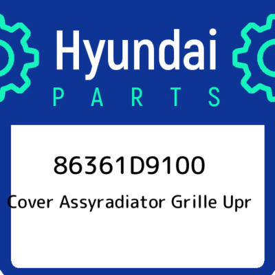 86361D9100 Hyundai Cover assyradiator grille upr 86361D9100, New ...