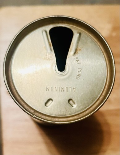 Empty Top Opened 16oz Cold Spring Beer S.S. Tab-Top ** Gold Trim ...