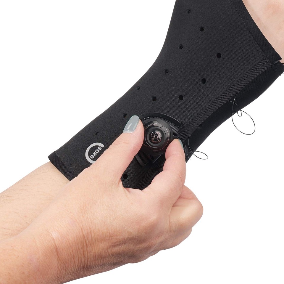 Exos Long Thumb Spica Brace with Boa Right Medium Hand Support Splint ...