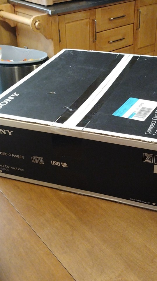 Sony CDP-CE500 5-Disc CD Changer USB Playback Black RCA Audio Output CD ...