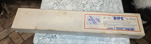 Vintage The New "BIPE" by Dmeco debolt Model Eng. Co. Balsa Free Flight ...