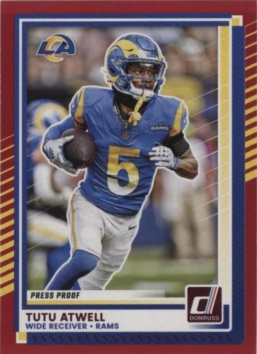 2025 Panini Donruss - Tutu Atwell #192 Press Proof Red for sale online ...