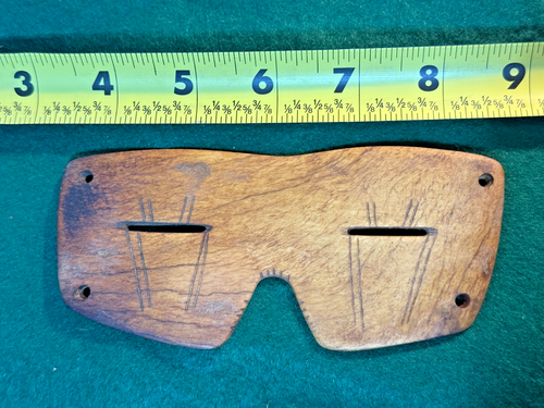 Original Inuit Indian Bone Snow Goggles Prevent Snow Blindness Engraved ...