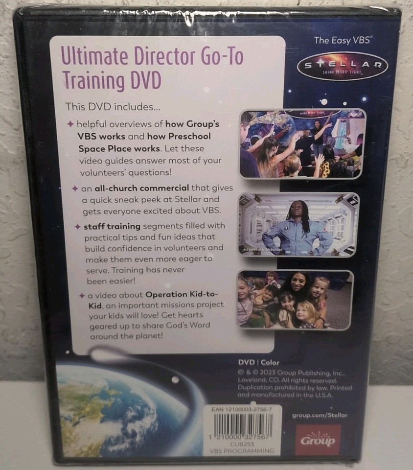 Stellar VBS Ultimate Director Go-To Staff Training Group Teaching DVD ...