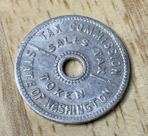 Vintage State of Washington tax commission Sales Tax Token coin | eBay