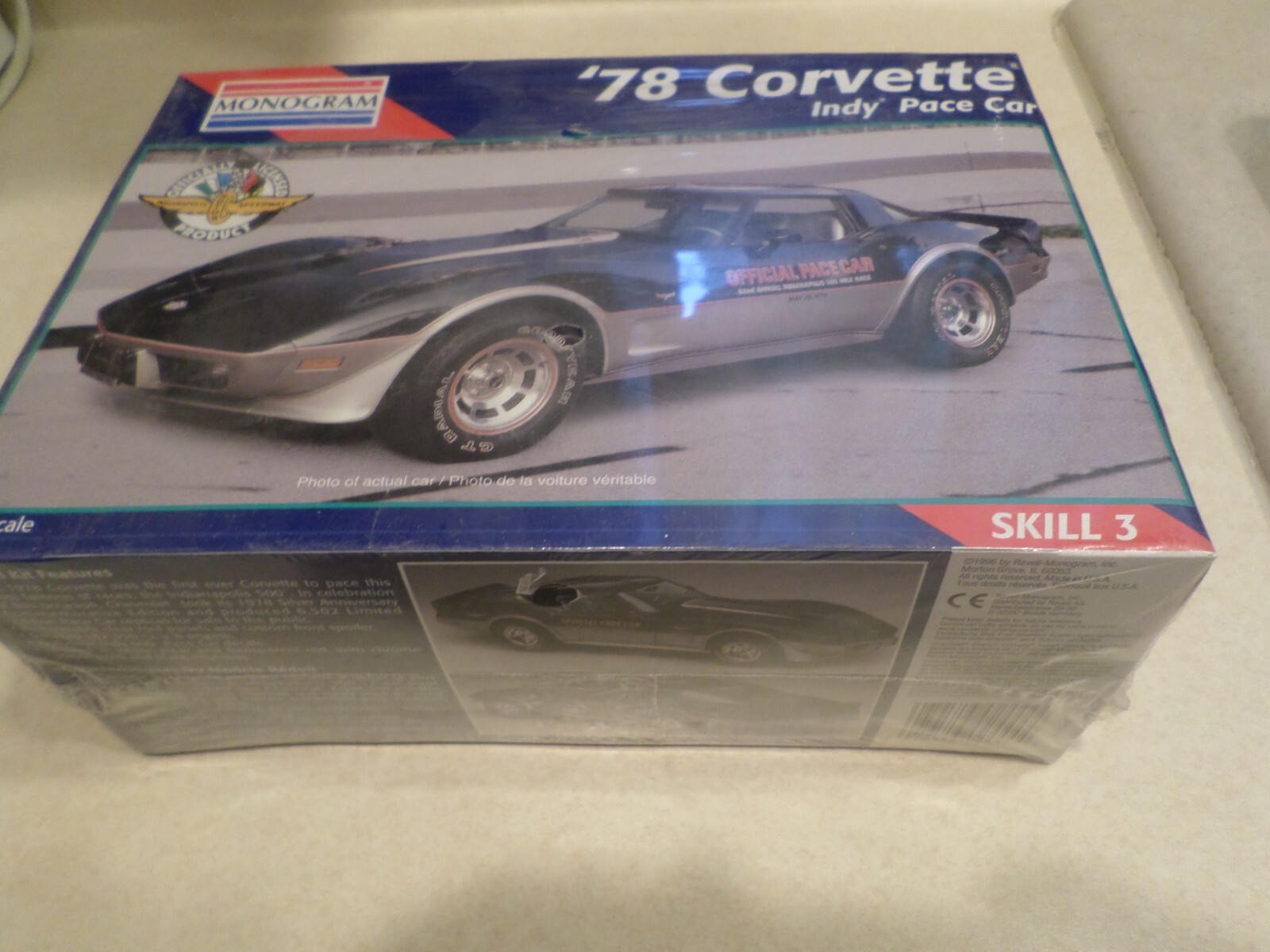 Monogram ’78 Corvette Official Pace Car Kit# 2253 1/24 FACTORY SEALED ...