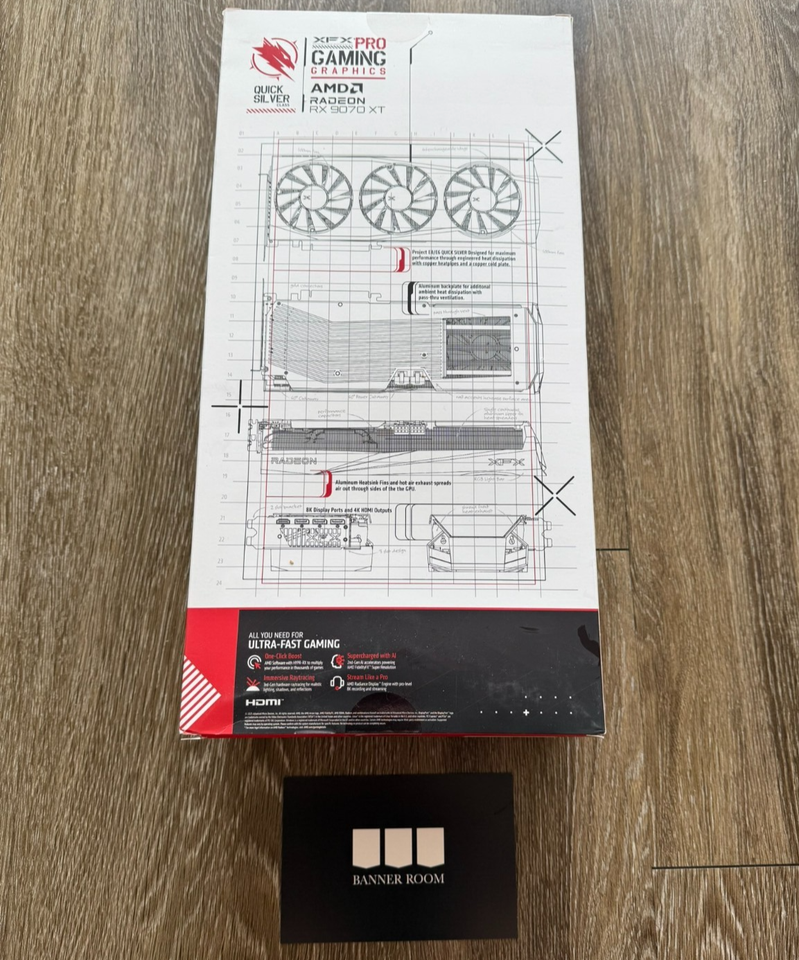 XFX Quicksilver AMD Radeon RX 9070XT White Gaming Edition 16GB NEW ...