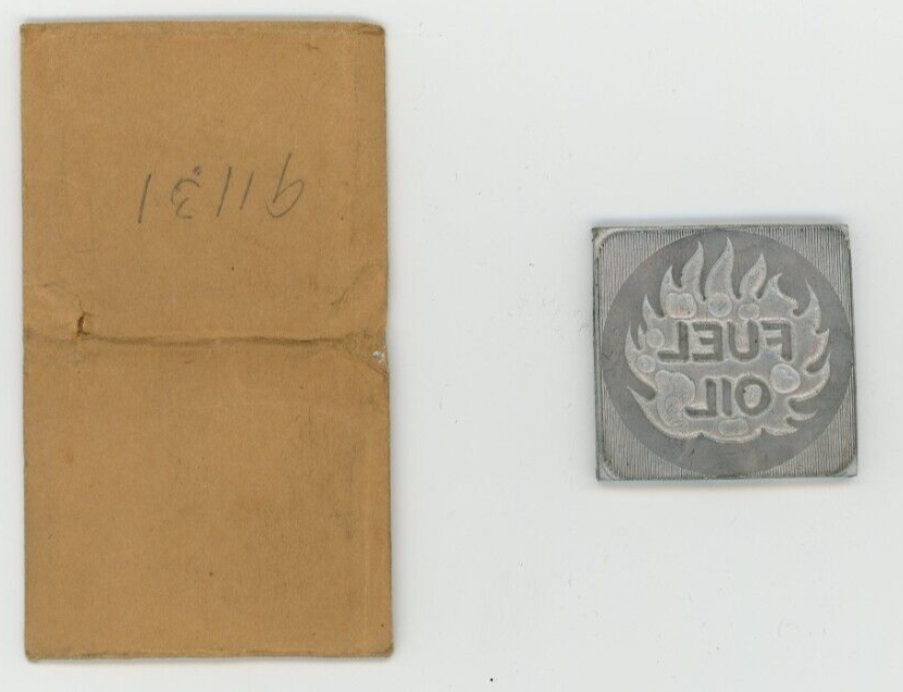 Vintage Acme Fuel Oil Printers Plate Ad Olympia Wa NW Flame Envelope | eBay