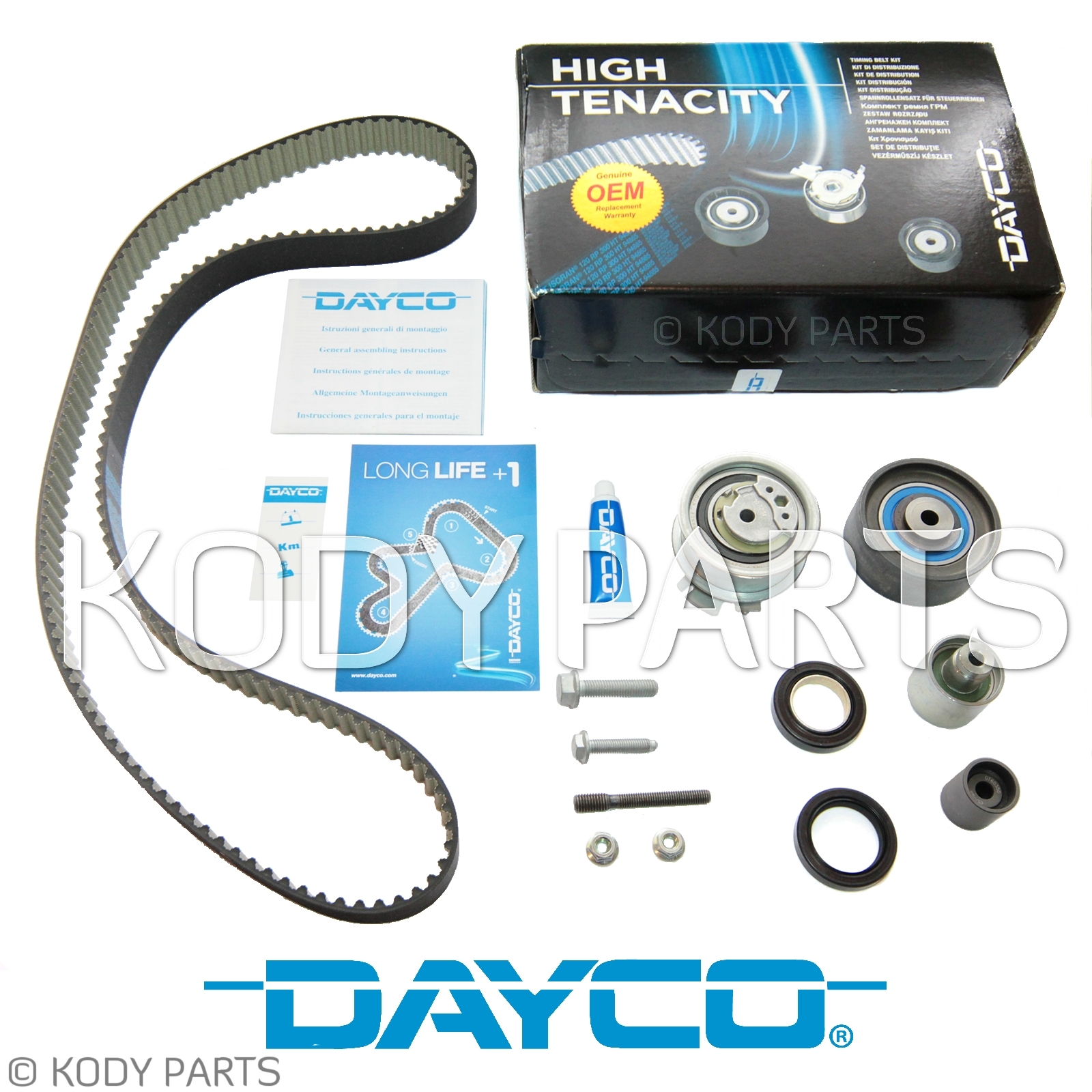 DAYCO TIMING BELT KIT - for VW Tiguan Turbo Diesel 2.0L 5NC (CBAB eng ...