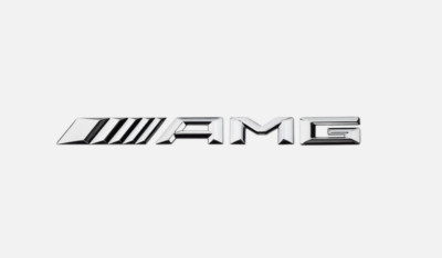 Chrome AMG Letters Trunk Emblem Badge Sticker for Mercedes Benz AMG | eBay