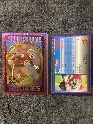 Todd Kelly 49ers Vols 1993 Wild Card Super chrome Rookies #2 Rare ...