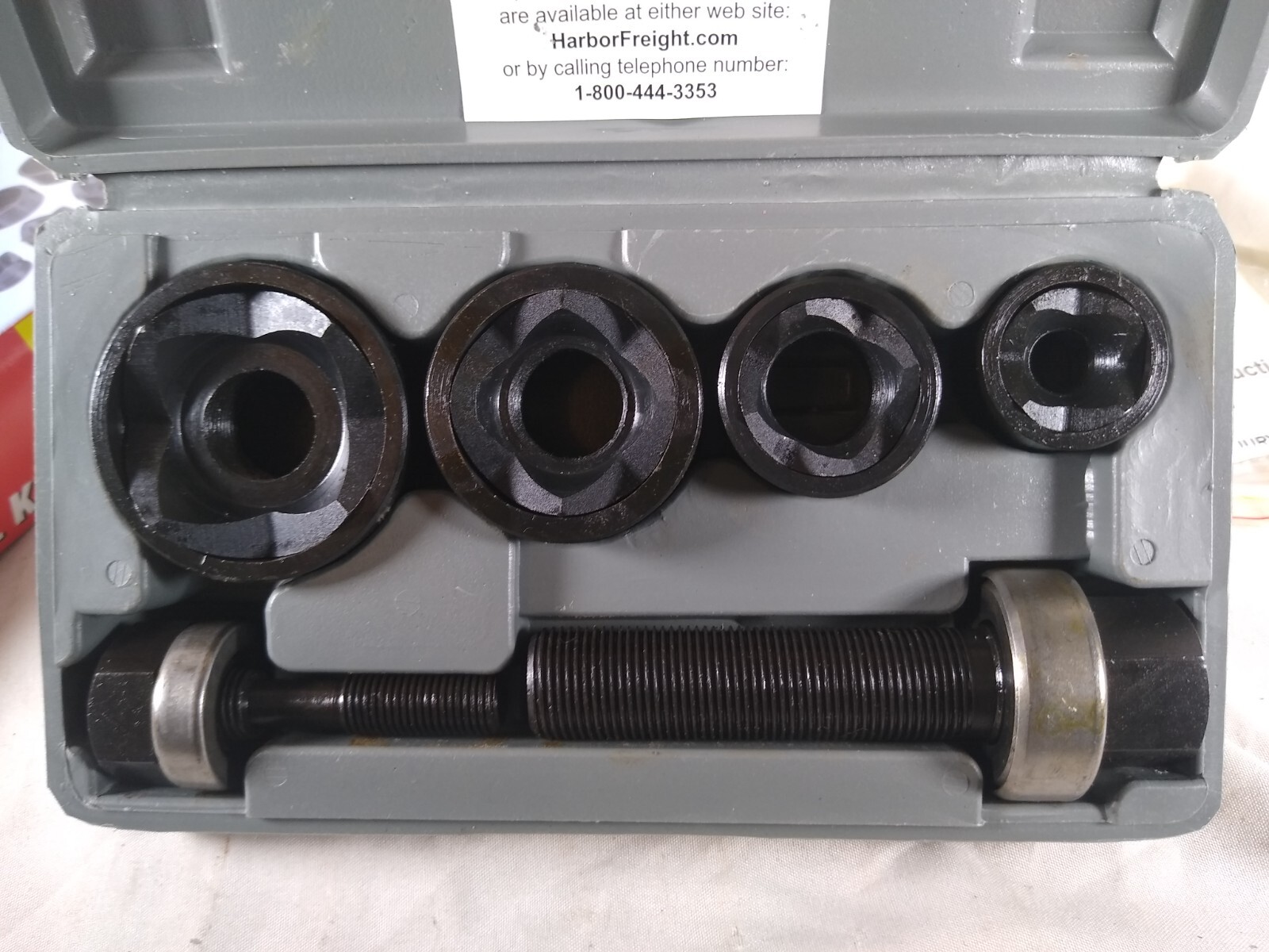 Central Forge Harbor Freight Tools Punch Set-knock Metal Kit Item 91201 ...