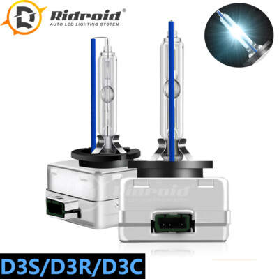 2pcs D3S D3R LED Headlight Bulb Conversion Kit Blue 8000K Xenon HID ...