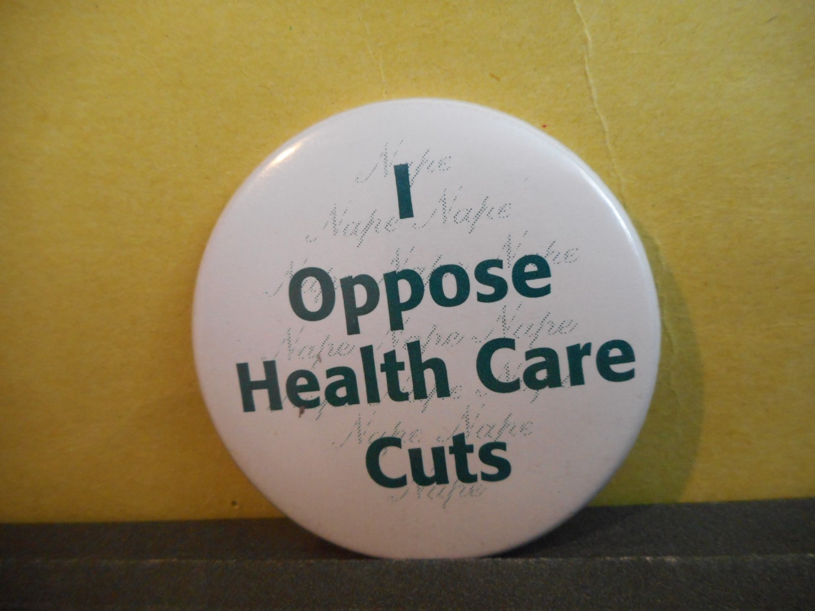 HEALTH CUTS,NAPE UNION PIN,CAUSE,NEWFOUNDLAND ASSOCIATION PUBLIC ...