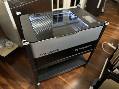 Full Spectrum Muse Laser Cutter 45W, Rotary, Riser, Cool Box, Cart | eBay