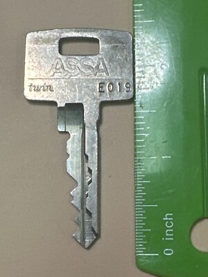 Vintage ASSA High Security KEY #EO19 A3F | eBay