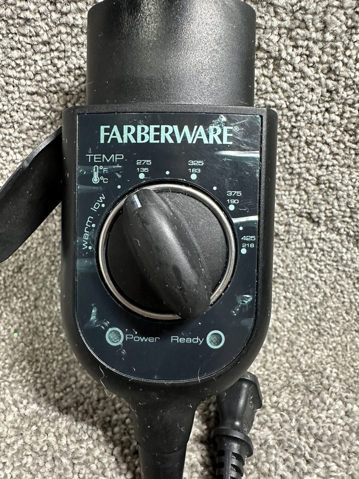 Farberware Power Cord Heat Electric Temperature Control 15a Model Zl208 ...