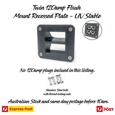 Dual 120Amp for Anderson Plug Mounting Bracket 120A AMP *No plugs* Fit ...