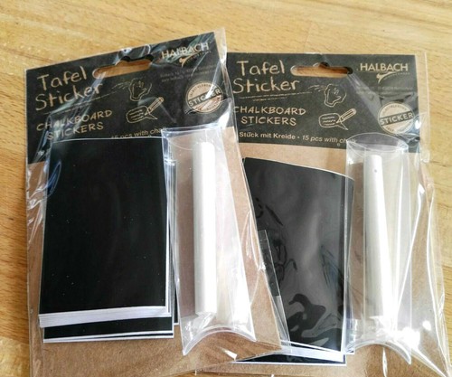 30 x TafelSticker Aufkleber Sticker Klebesticker Selbstklebend Kreide ...