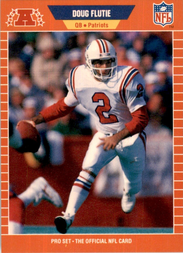 1989 Pro Set Doug Flutie New England Patriots #249 NFL Football Card | eBay