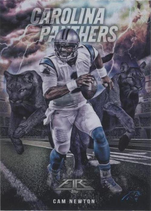 2015 Topps Fire - Into the Wild Cam Newton #ITW-CN for sale online | eBay