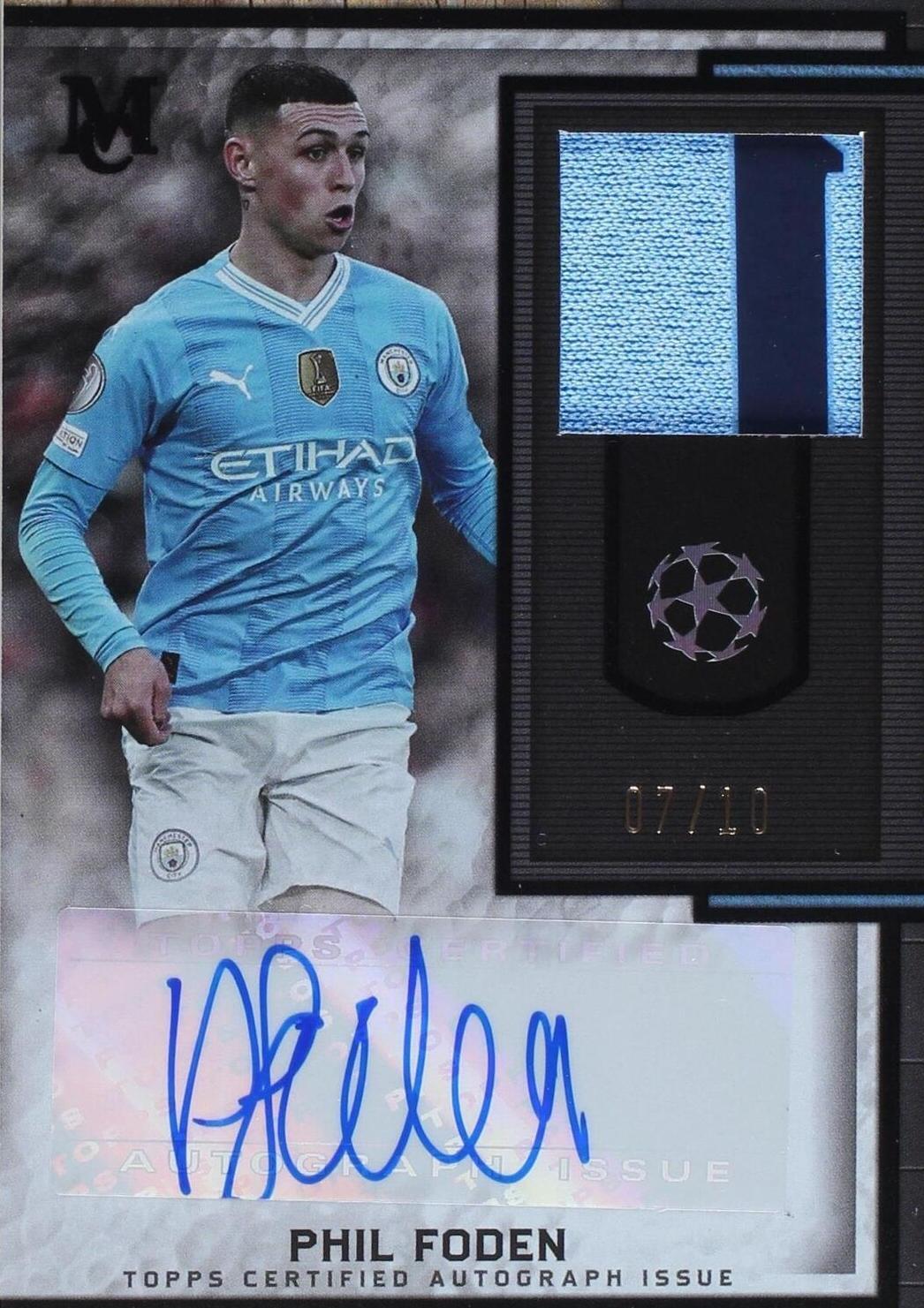 2023-24 Topps Museum Collection UCL - Museum Autograph Relics Phil ...