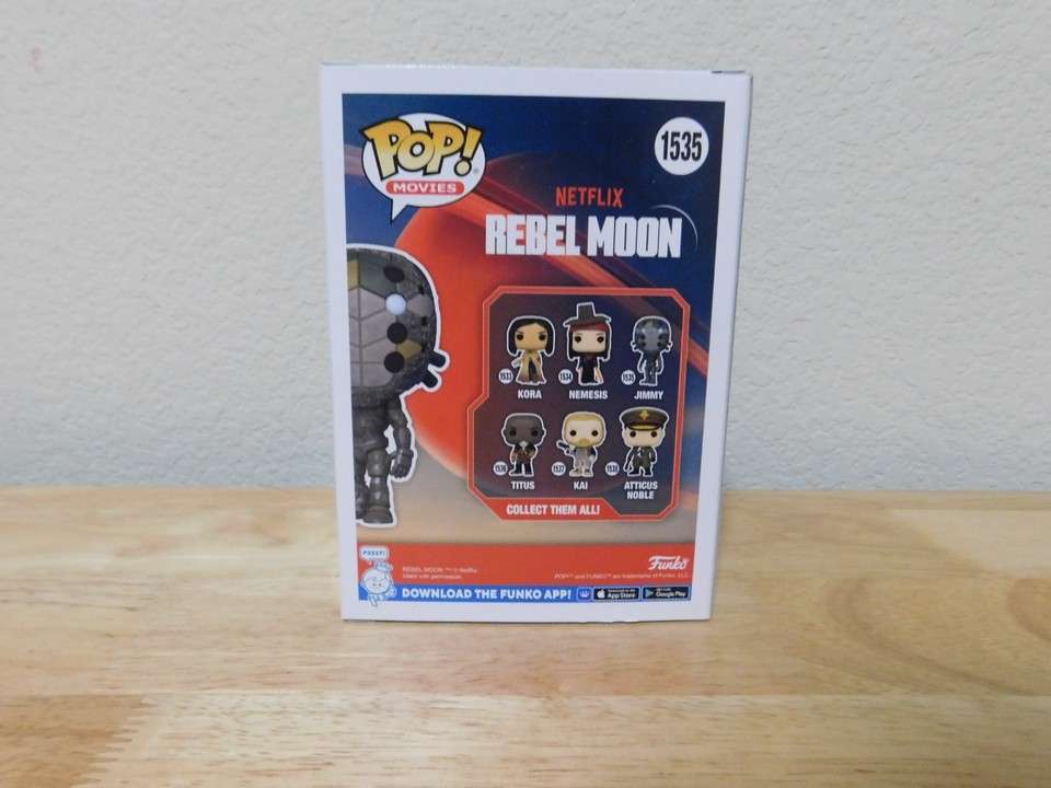 New Funko Pop Movies Rebel Moon #1535 Jimmy vinyl figure | eBay UK