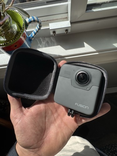 GoPro Fusion 360 Camera Digital with Case, charging cable and Battery ...