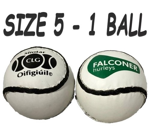 Irish GAA Hurley Ball Size 5 (Sliotar, Slitter) All Weather & All ...