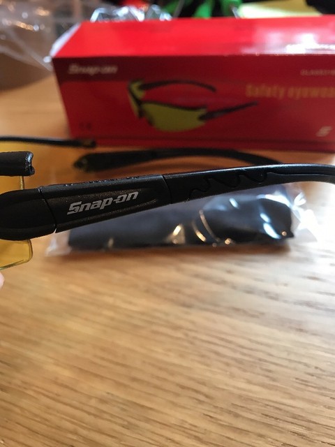 Snap-on Tools Safety Eyewear Protection Glasses Yellow GLASS31BKA for ...