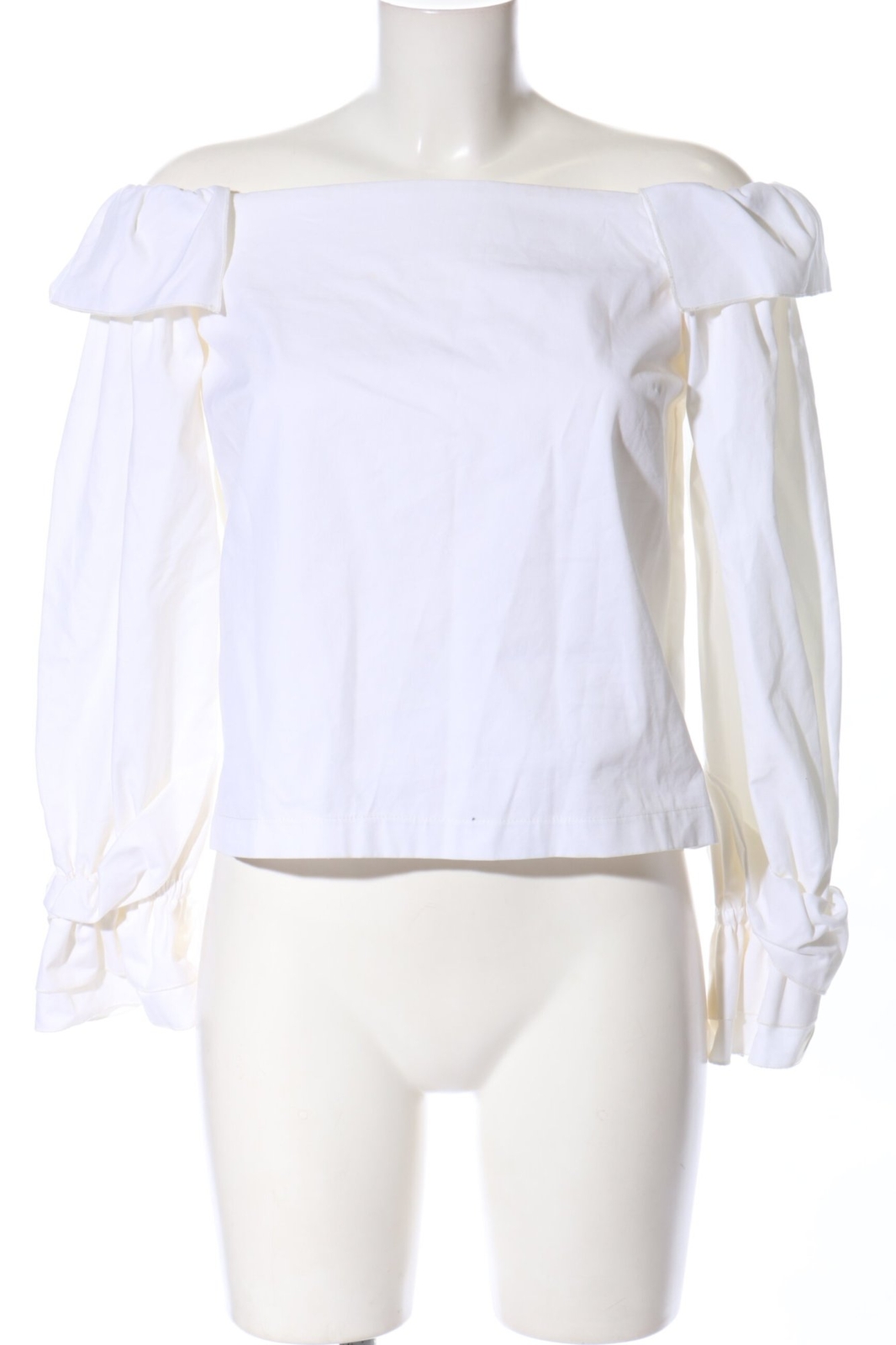 BLANCHE Blouse à manches longues Dames T 38 blanc style décontracté | eBay