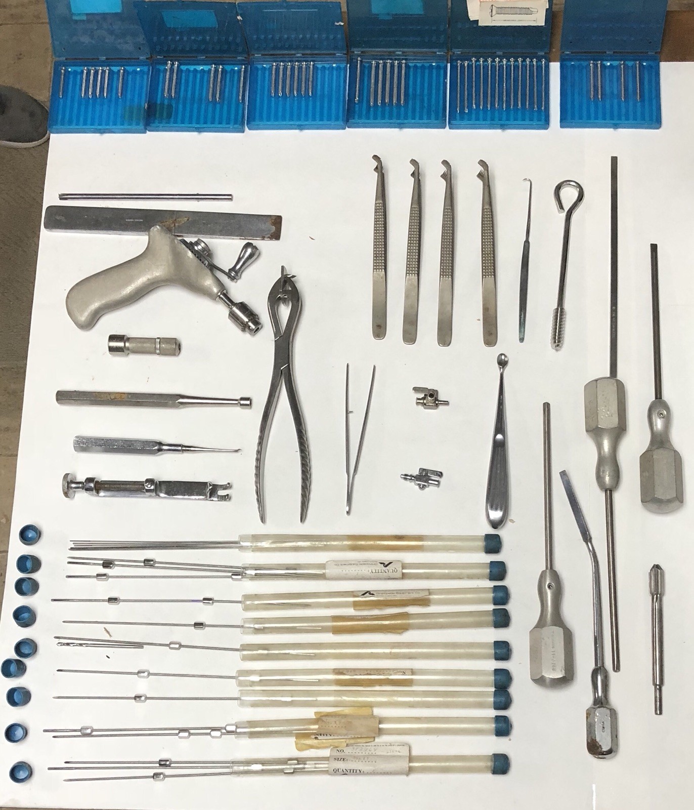 Orthopedic Surgical Tools, Rods Screws Drill Ect, Richards* Survivalist ...