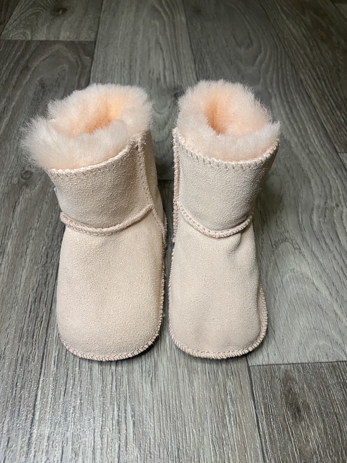 UGG Suede and Shearling Boots Toddler Booties - Gem