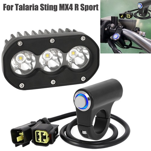 For Talaria Sting MX4 R Sport White LED Light Bar Headlight W/Switch ...