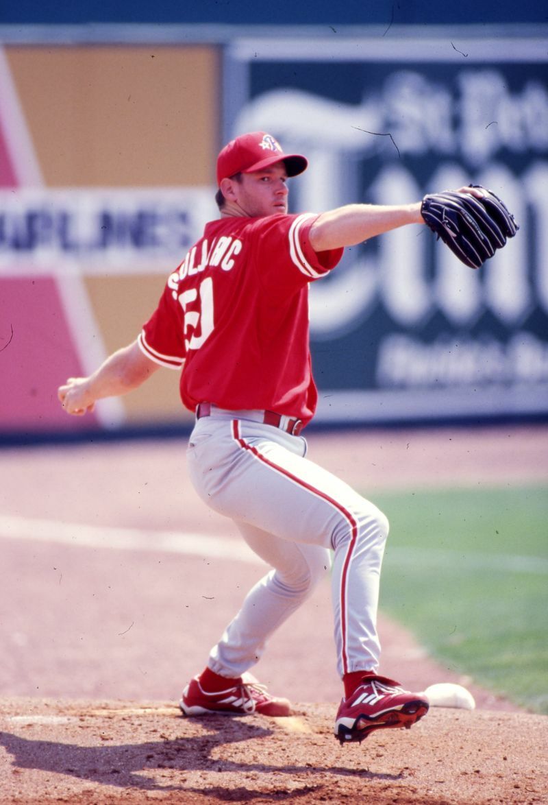 Lot of (6) 1999 Phillies PAUL SPOLJARIC Original 35mm Slide ...