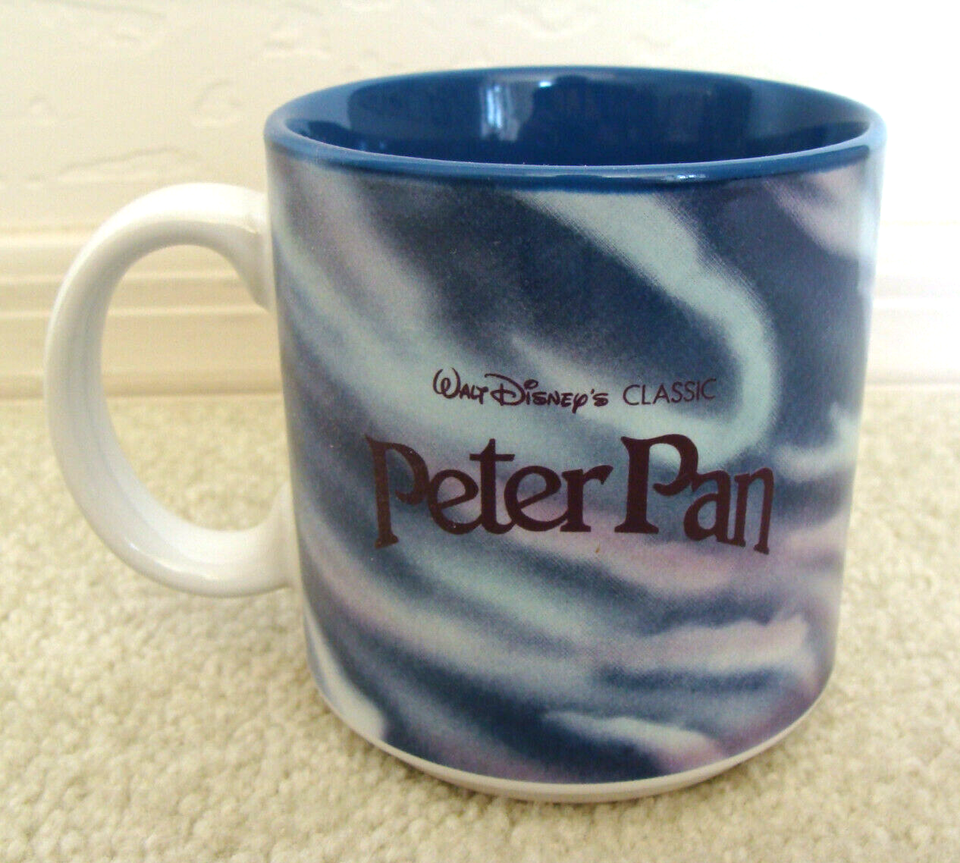 Vintage Walt Disney PETER PAN Ceramic Mug w/Original Box | eBay