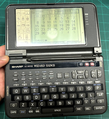 Vintage Fun - Sharp OZ-9600ii Wizard Electronic Organizer PDA | eBay