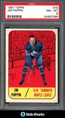 1967 TOPPS #78 JIM PAPPIN PSA 8 | eBay