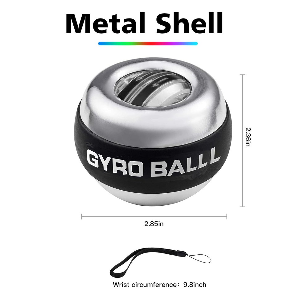 Torque Ball-Metal Gyro Ball Wrist Exerciser Torque Ball Hand Exerciser ...