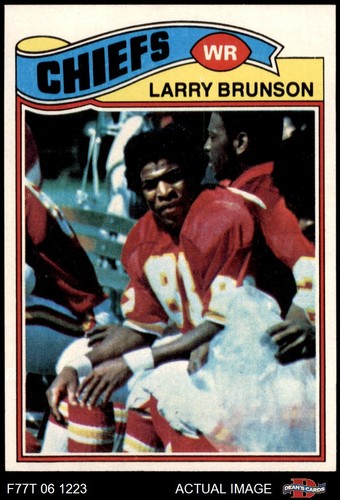 1977 Topps #244 Larry Brunson Chiefs RC Mesa St / Colorado 8 - NM/MT | eBay