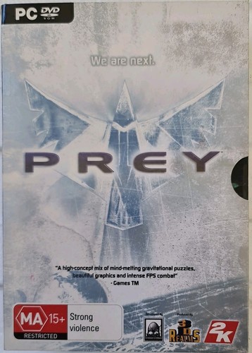 PC Game Prey (DVD-ROM) MA15+ 2006 Disc & Manual - VGC | eBay