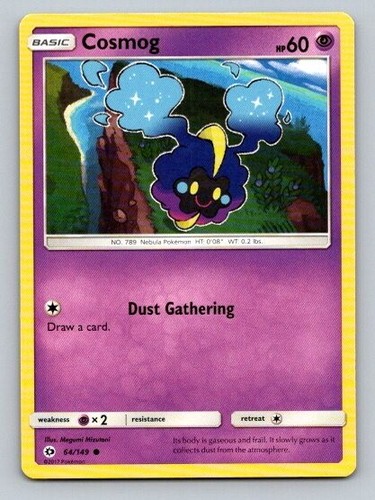 2017 Pokemon Card Sun & Moon Cosmog 64/149 | eBay