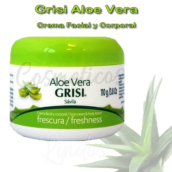 Grisi Crema Refrescante de Savila Aloe Vera Moisturizing Beauty Cream 3 ...