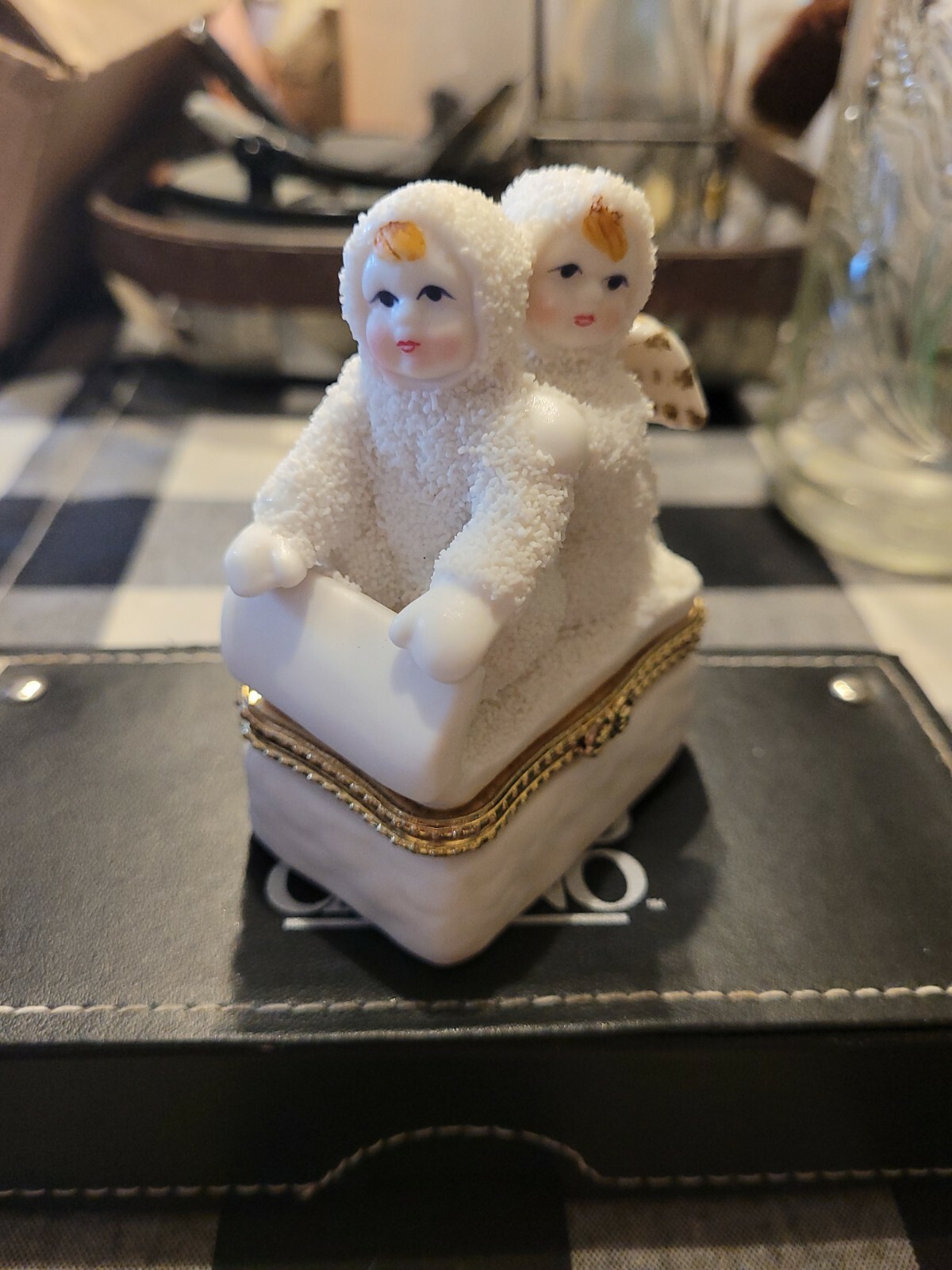VINTAGE SNOW BABIES TRINKET BOX..SO ADORABLE JUST LOOK!!! | eBay