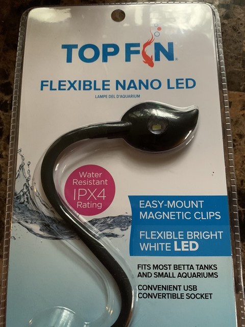Top Fin LED Light Aquarium Nano Flexible Water Resistant Ipx4 Ship for ...
