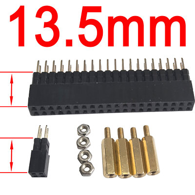 GPIO and PoE Pin Header height increaser Extender for Raspberry Pi 5 4B ...