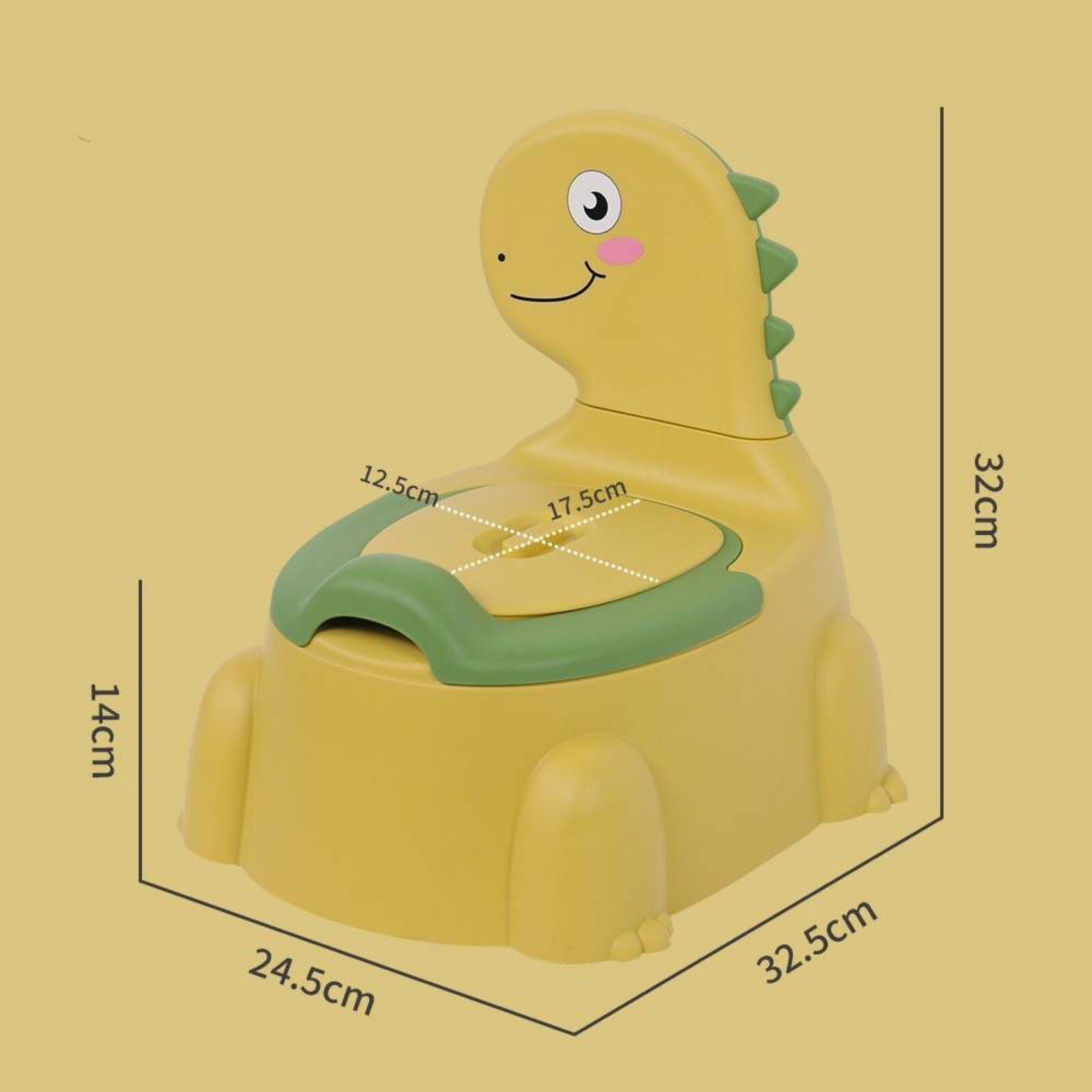 Fun Potty Yellow/Green Dinosaur | eBay UK